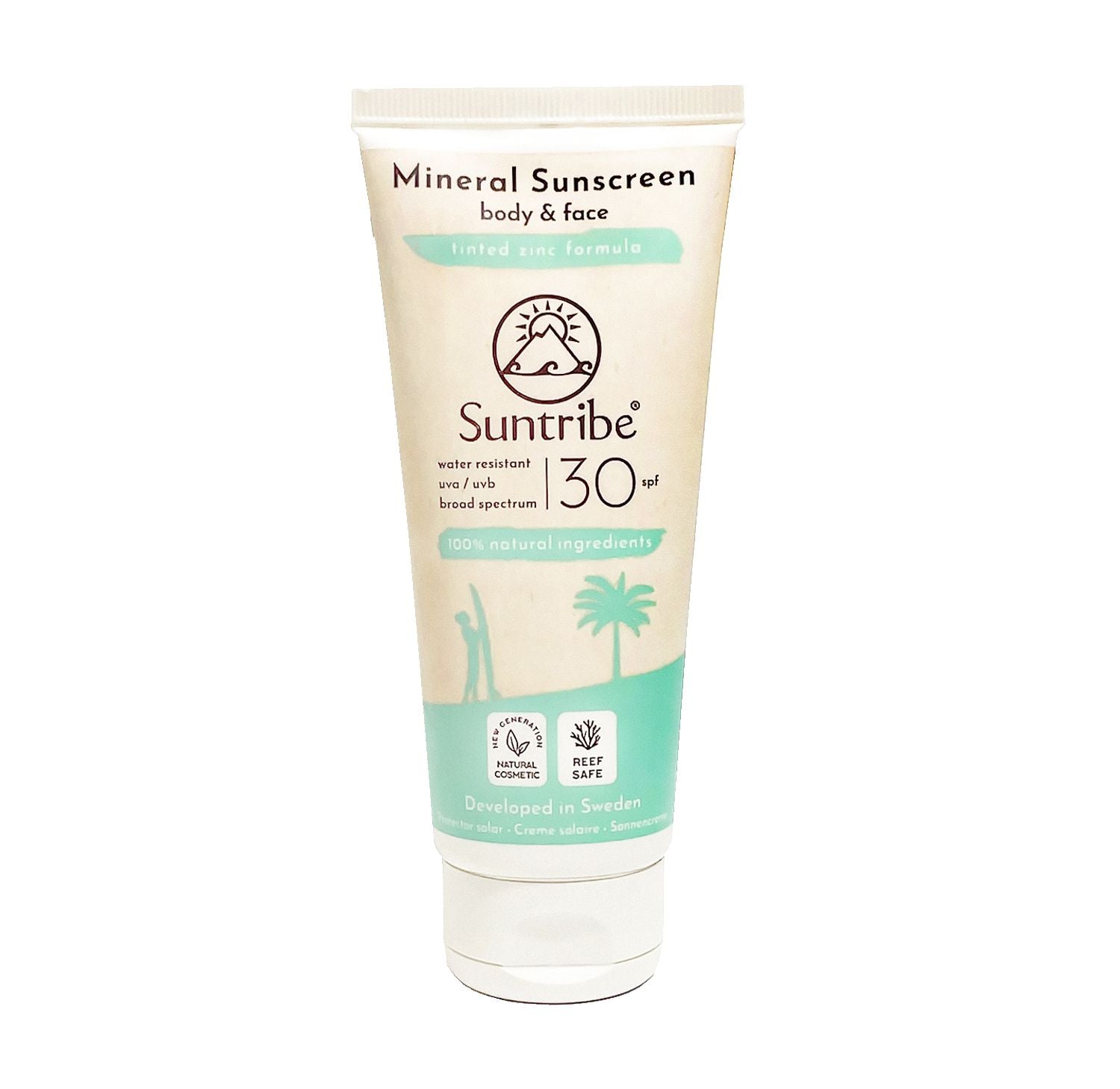 Suntribe Mineral Body & Face Sunscreen 100ml SPF30 – Surfdock Watersports
